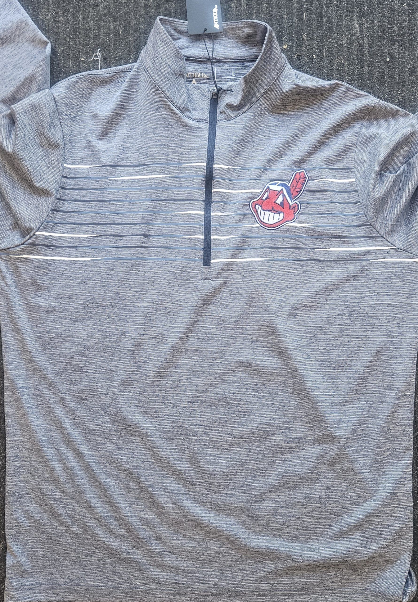 Antiqua Chief Wahoo Blue Pace 1/4 Zip Large – GPS Sports Gallery